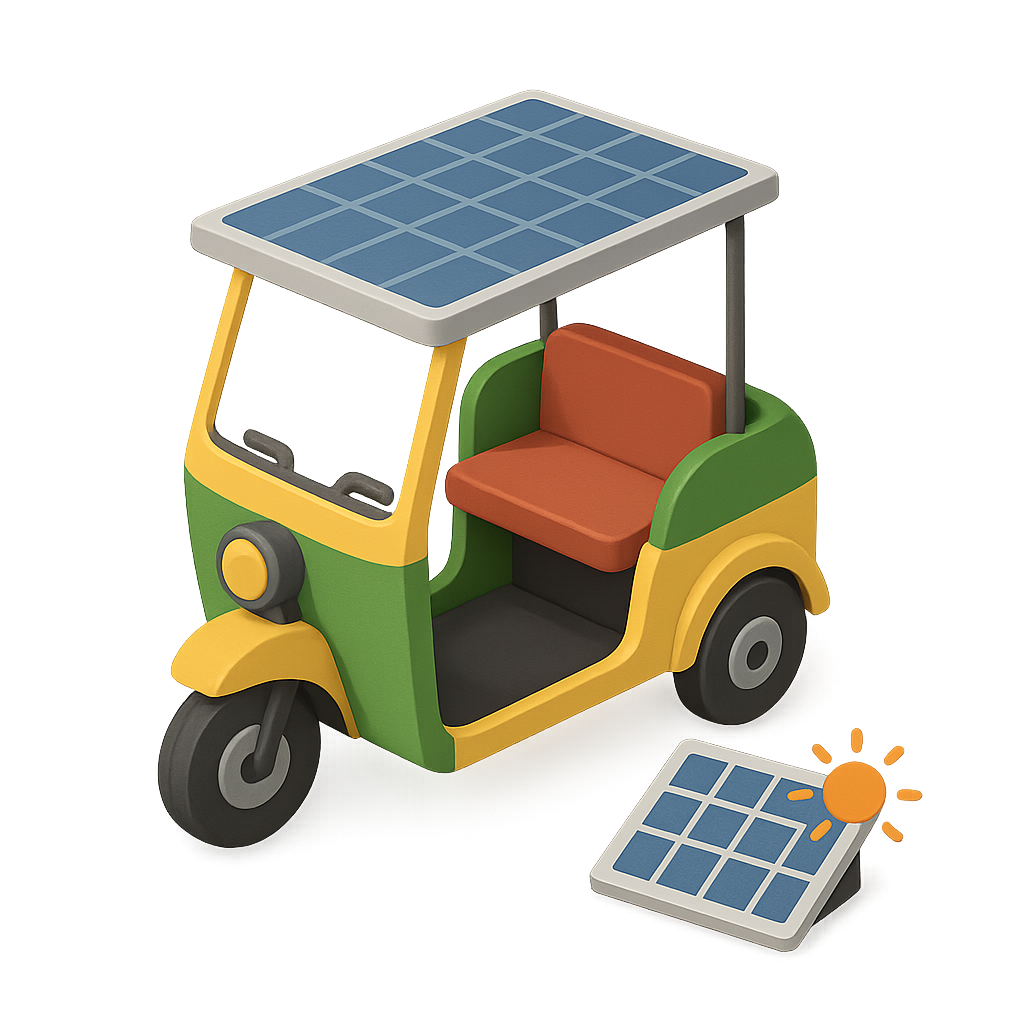 Solar-Powered Rickshaw | Thiings Collection