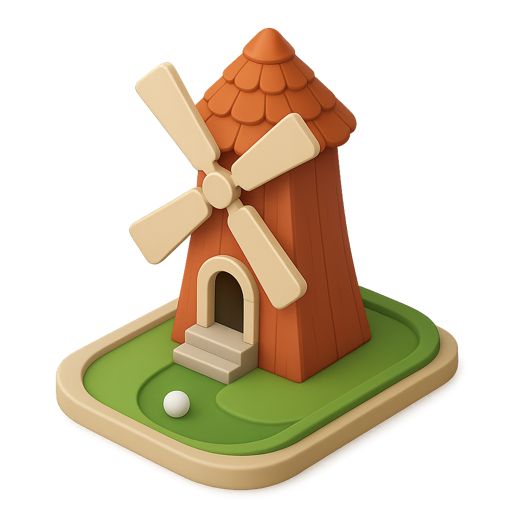 Mini Golf Windmill | Thiings Collection