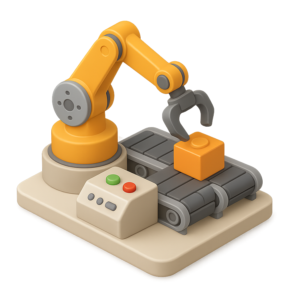 Assembly Line Robot Thiings Collection 9474