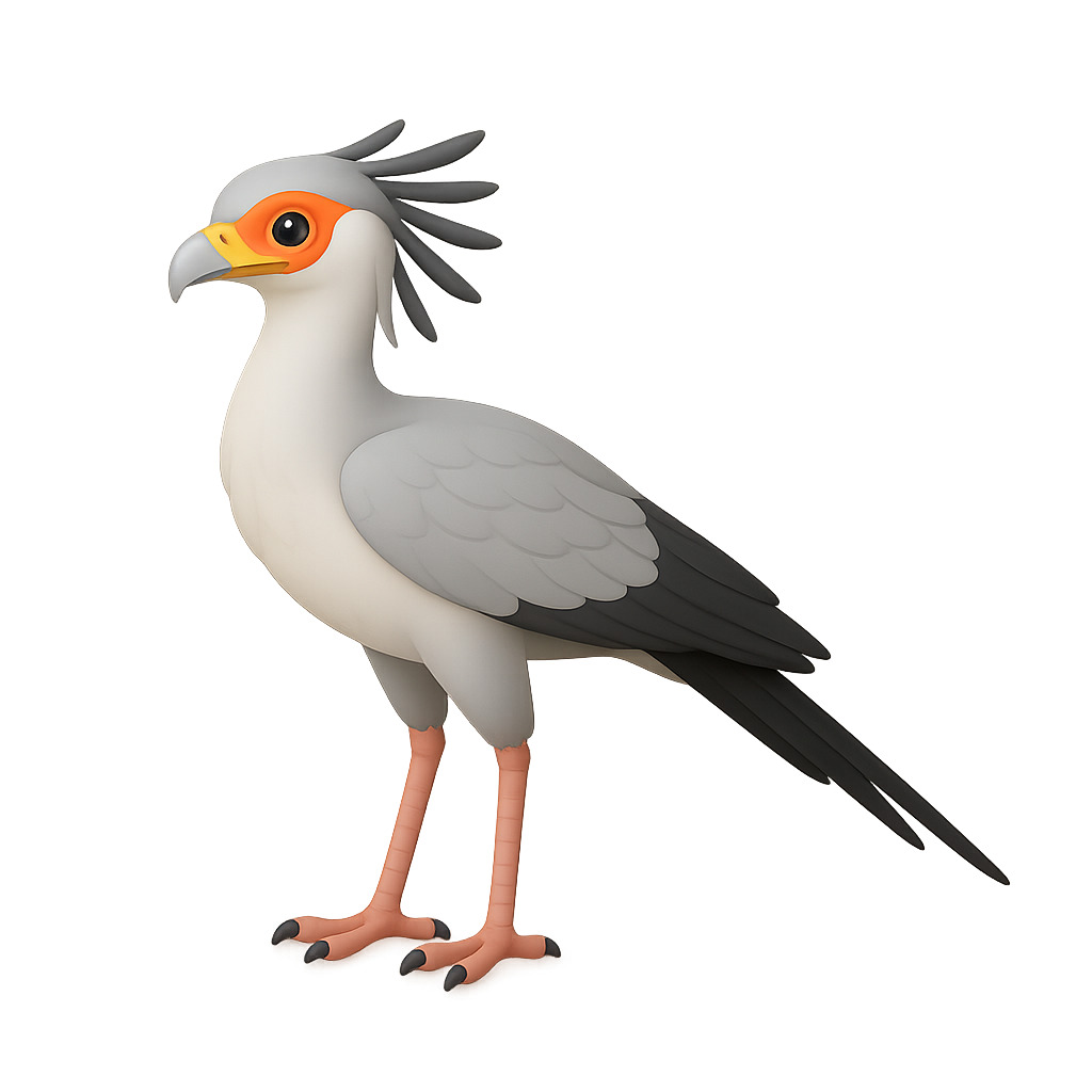 Secretary Bird | Thiings Collection