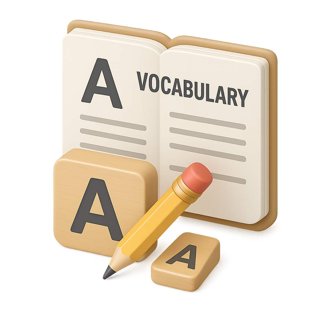 Vocabulary Icon | Thiings Collection