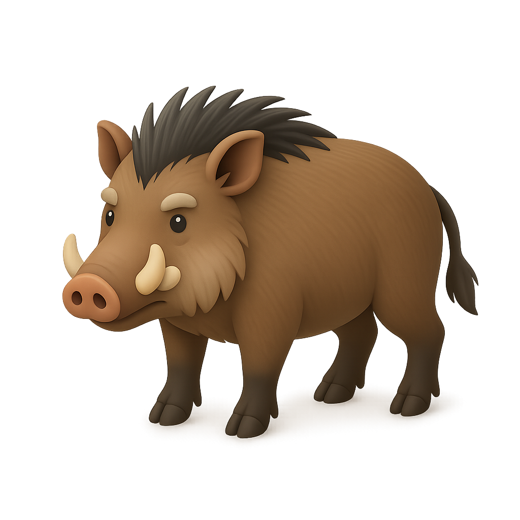 Visayan Warty Pig | Thiings Collection | Thiings