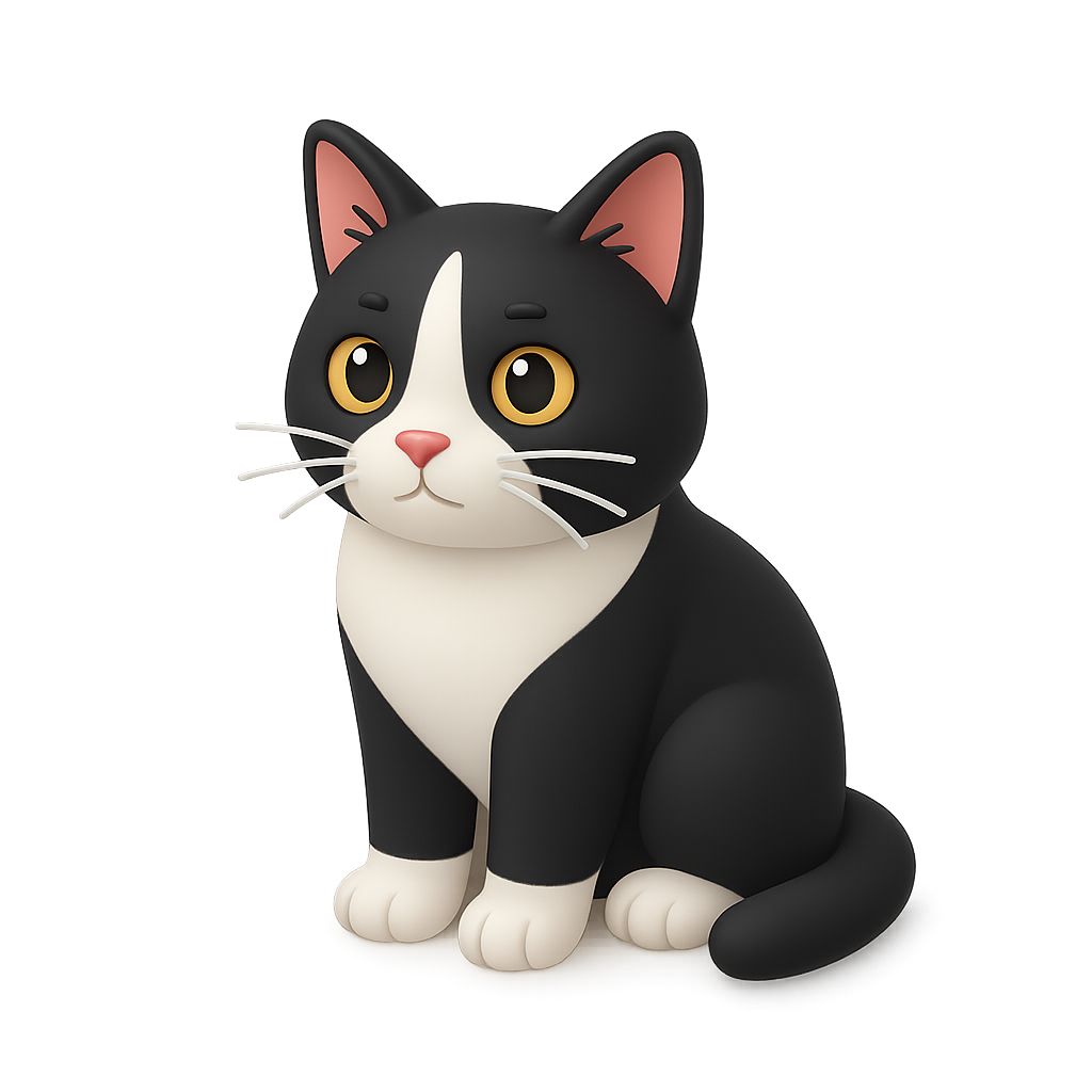 Tuxedo Cat | Thiings Collection | Thiings