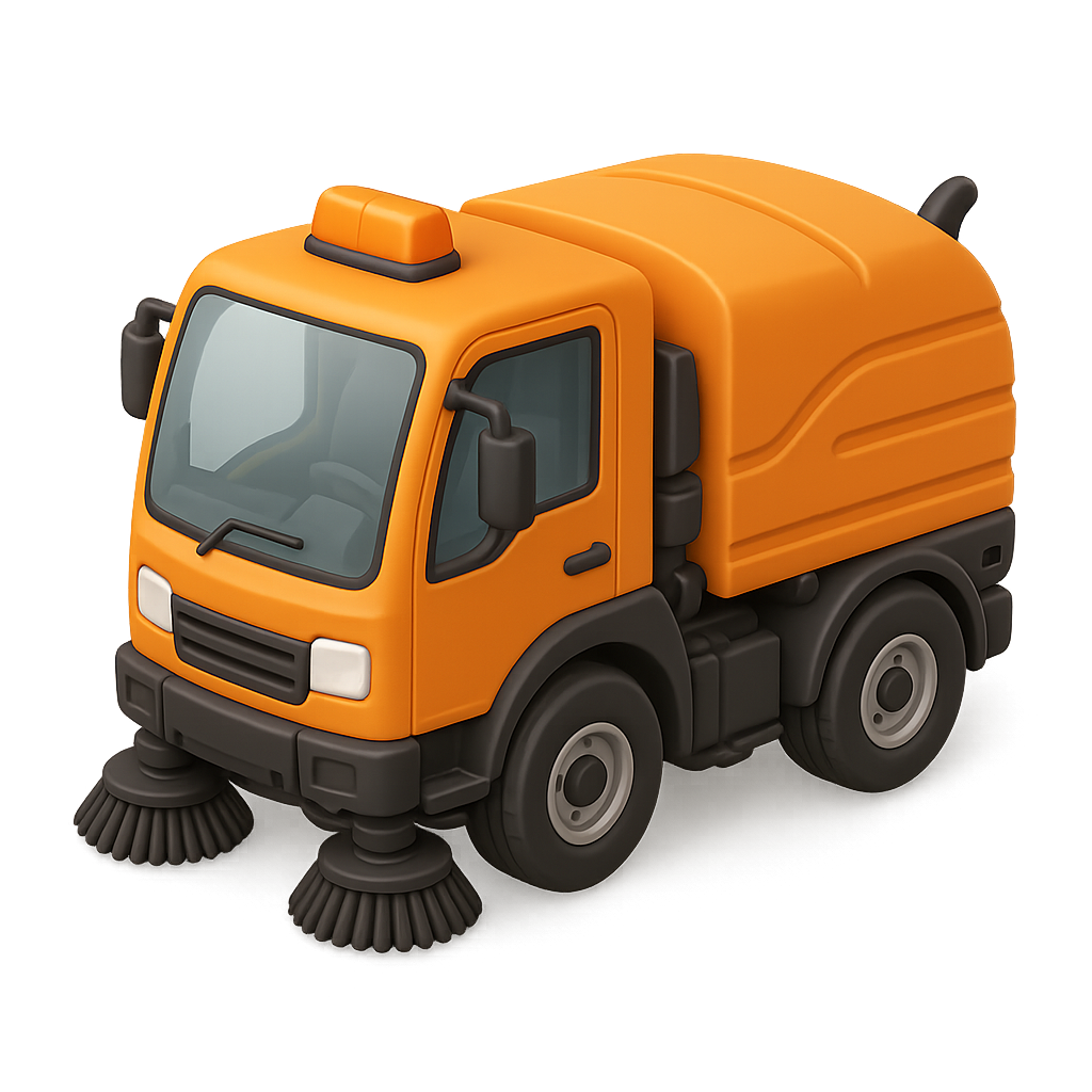 Orange Street Sweeper | Thiings Collection