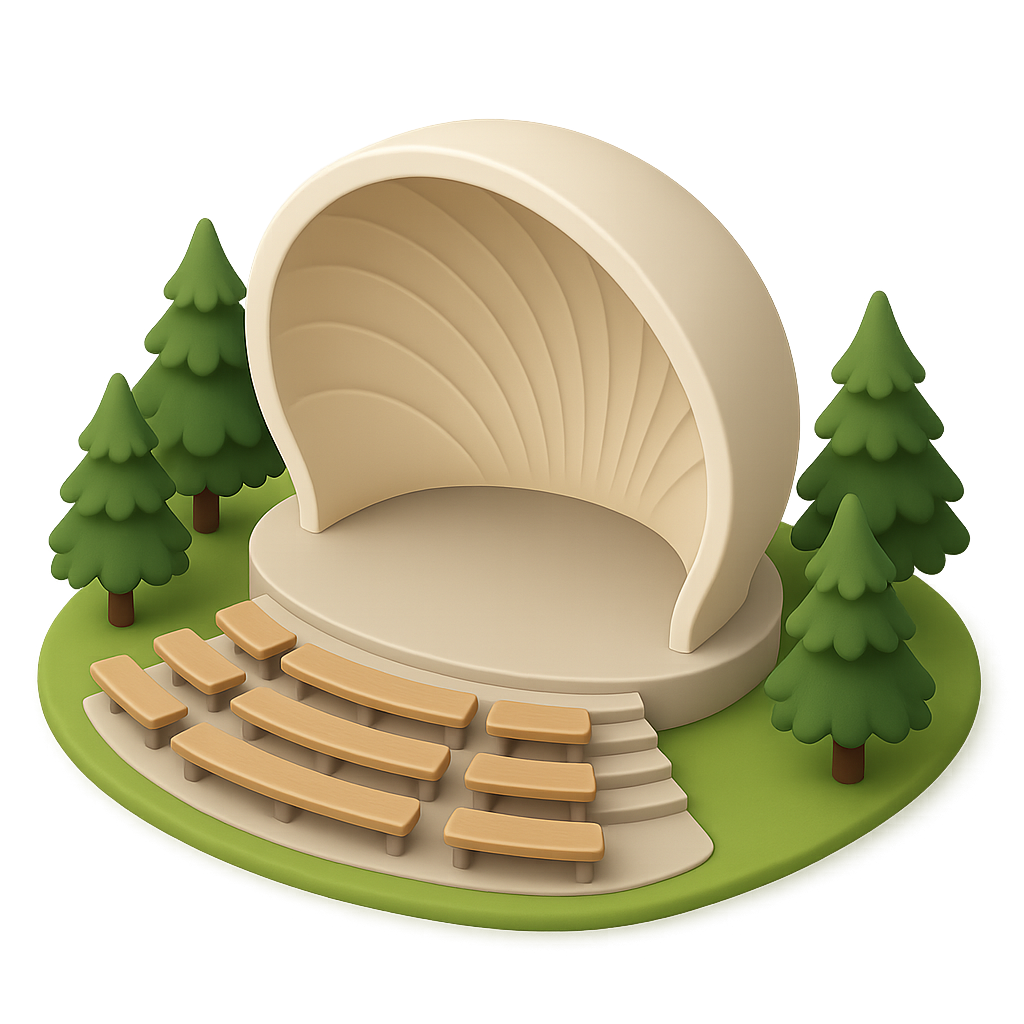 Shell-shaped Amphitheater | Thiings Collection