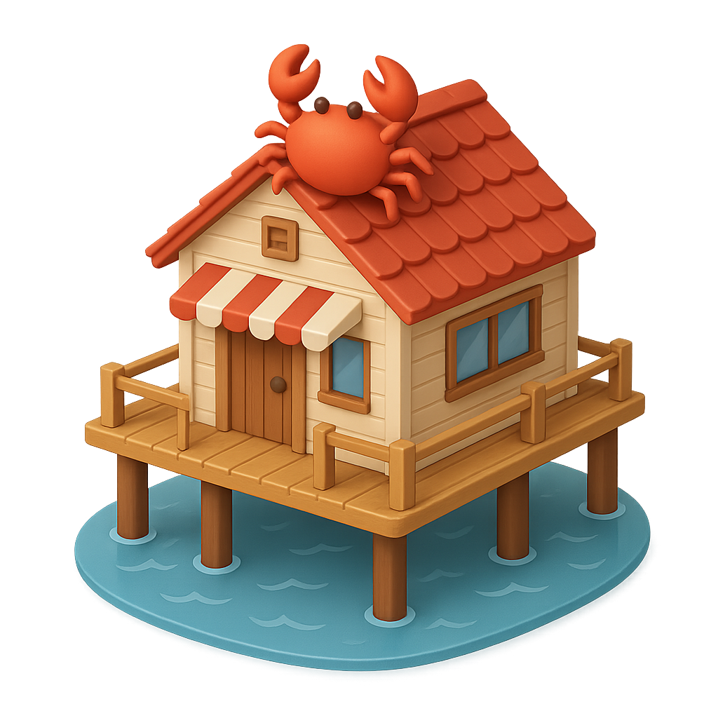 Crab Shack on Stilts | Thiings Collection | Thiings