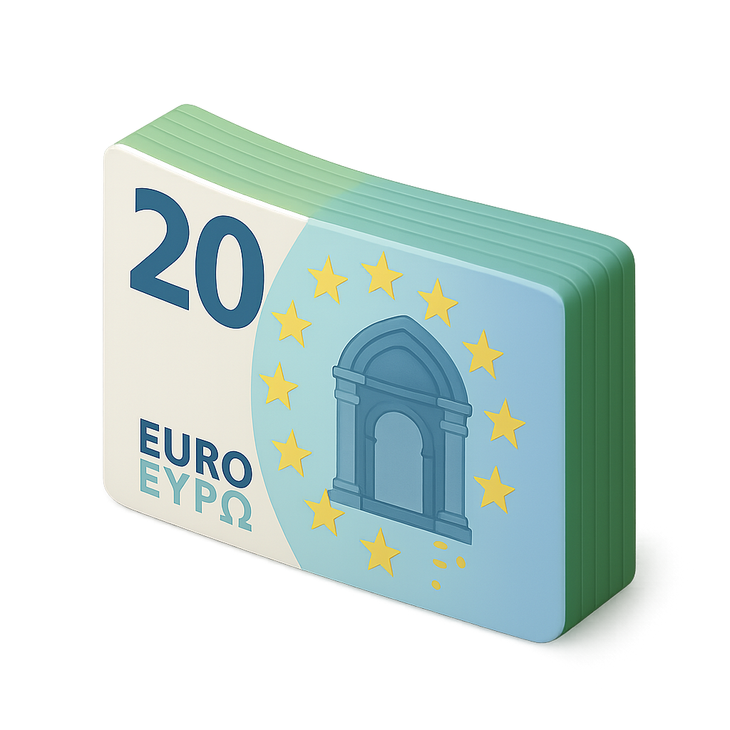 20 Euro Note | Thiings Collection | Thiings