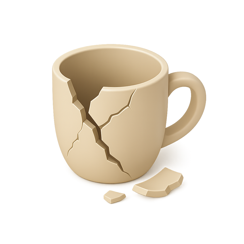 Broken Mug | Thiings Collection | Thiings