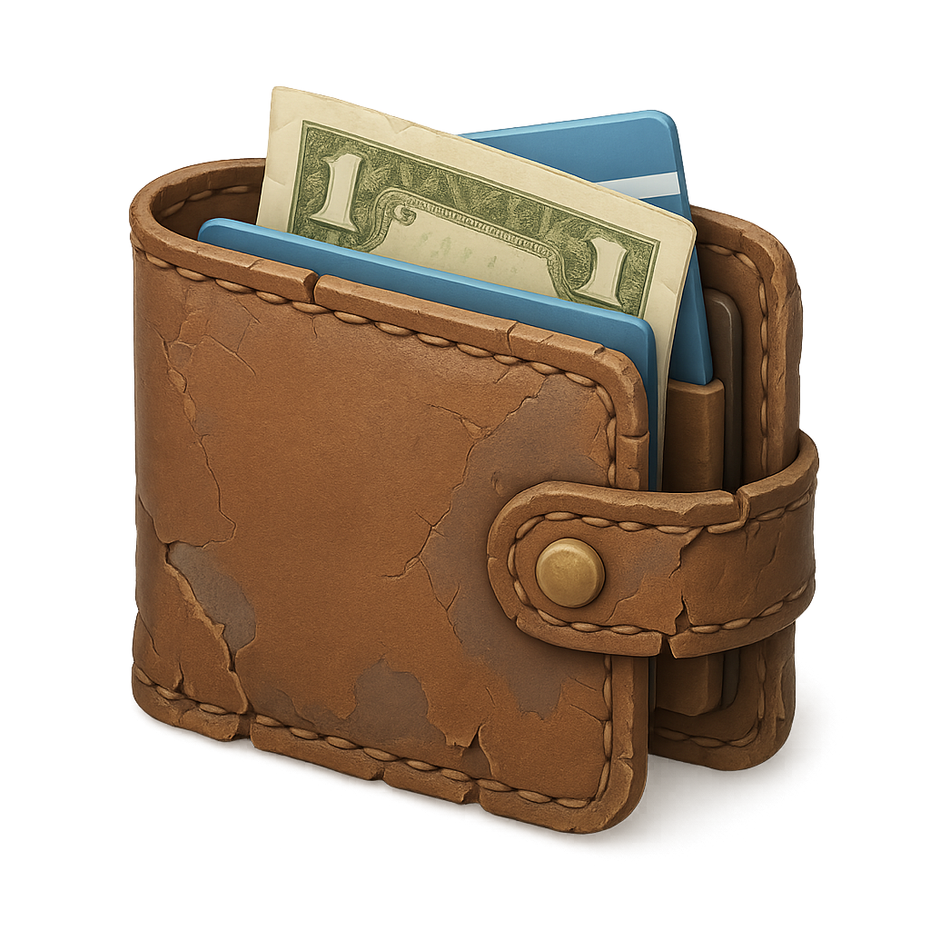 Worn-Out Wallet | Thiings Collection
