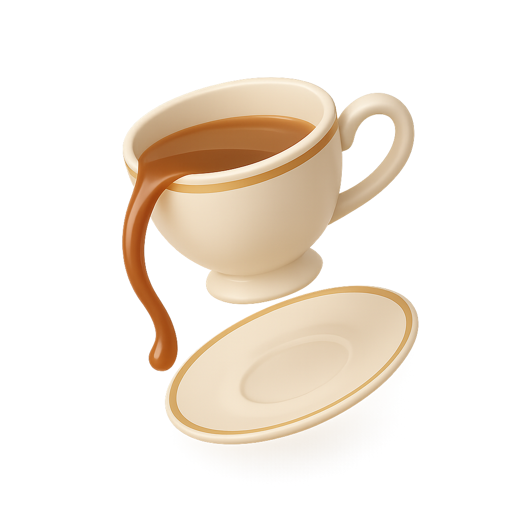 Floating Teacup | Thiings Collection | Thiings