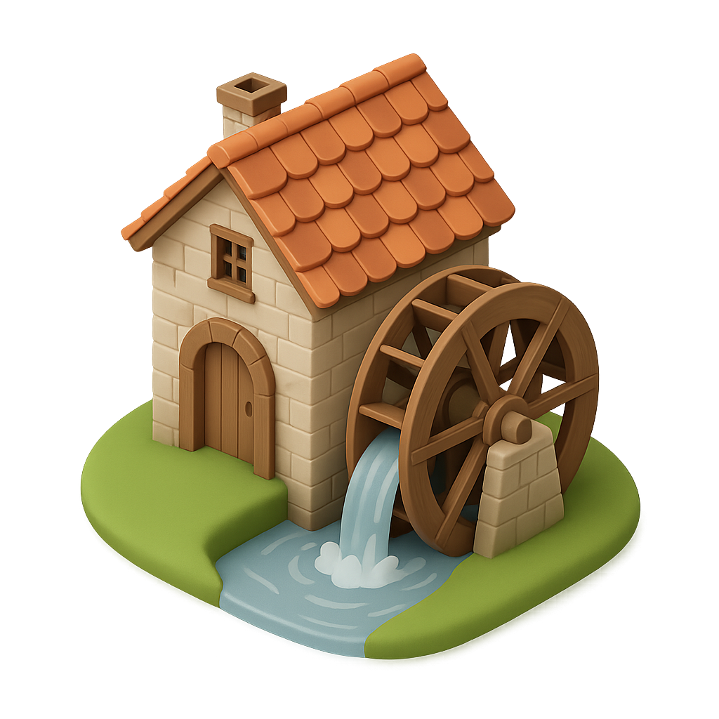 Old Water Wheelhouse | Thiings Collection
