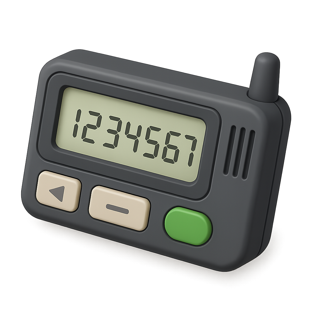 Retro Pager | Thiings Collection | Thiings