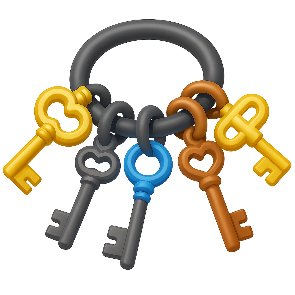 Dungeon Key Ring | Thiings Collection | Thiings