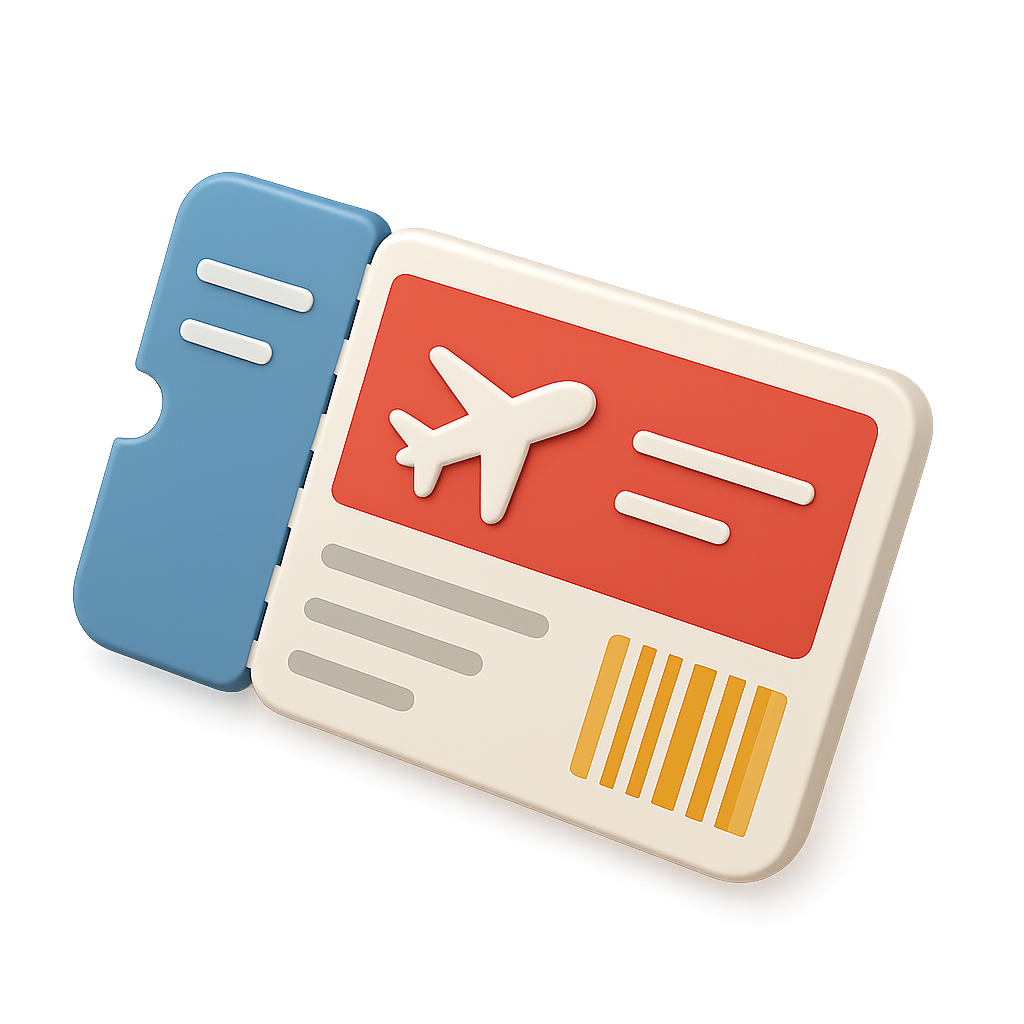 Commercial Airline Boarding Pass | Thiings Collection