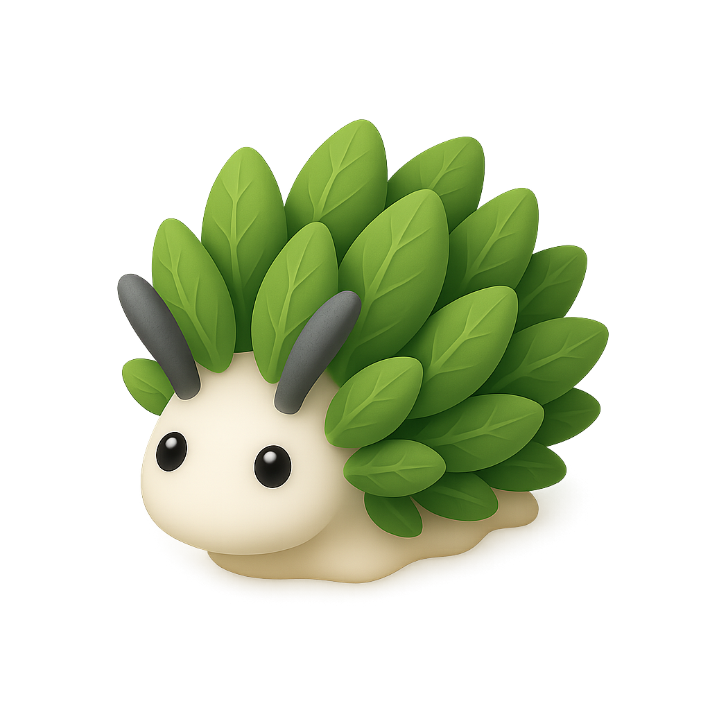 Leaf Sheep (Costasiella kuroshimae) | Thiings Collection