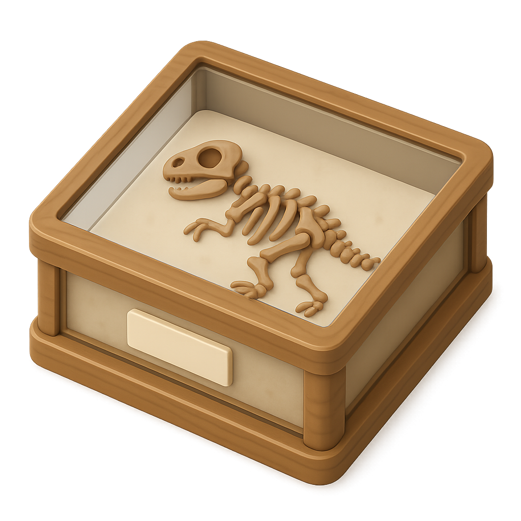 Fossil Display Case | Thiings Collection