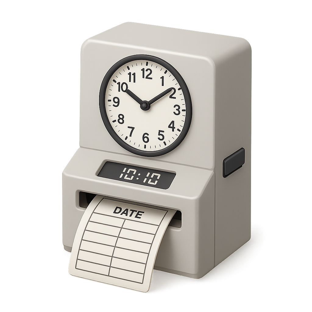 Time Punch Clock | Thiings Collection
