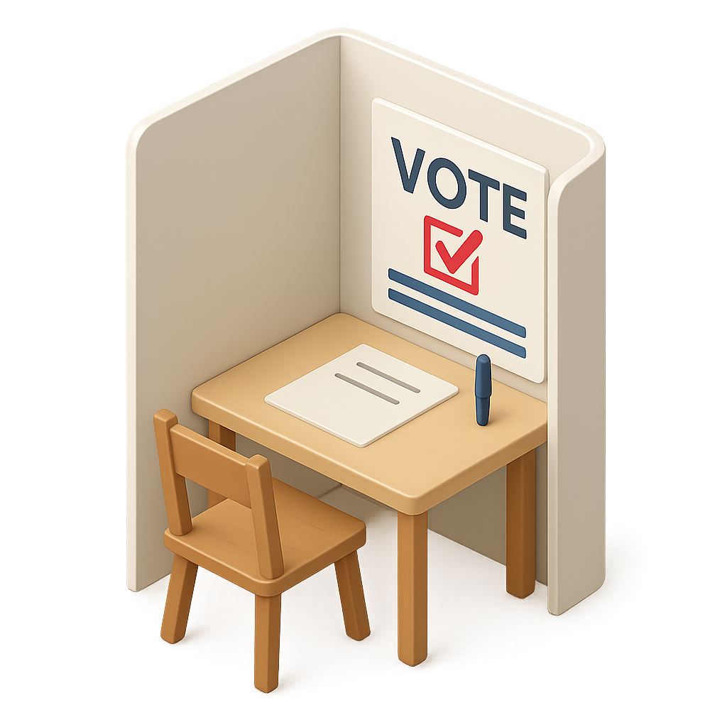 Polling booth | Thiings Collection