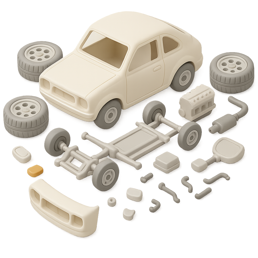 Model Car Parts | Thiings Collection